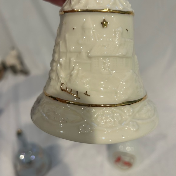 Vintage | Accents | Vintage Porcelain Bells Nativity Bell Cardinal ...